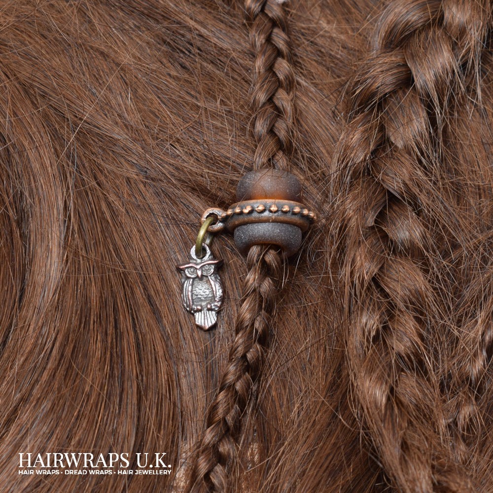 Buy Copper Stacking Dread Bead Set | Hairwraps U.K.