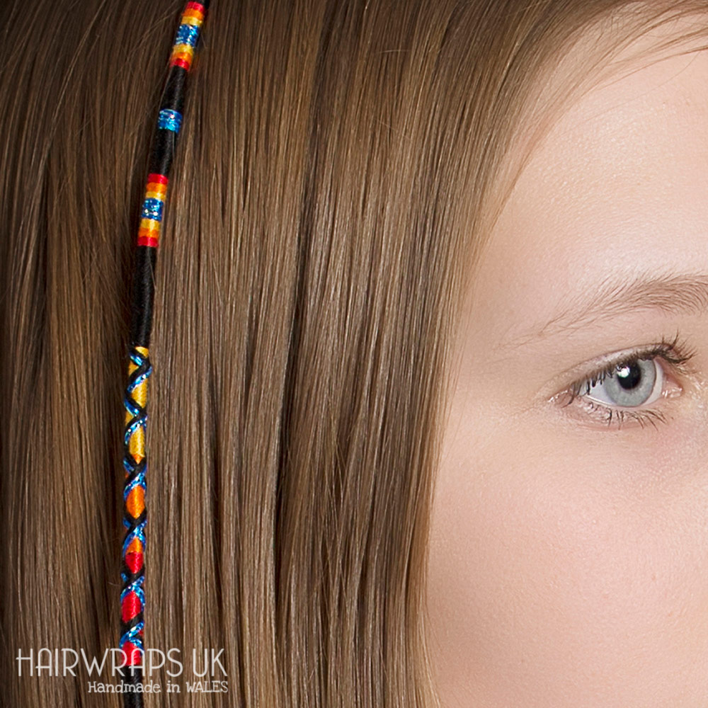 Clip In Hair Wrap Extensions | Dark Lady | Hairwraps U.K.