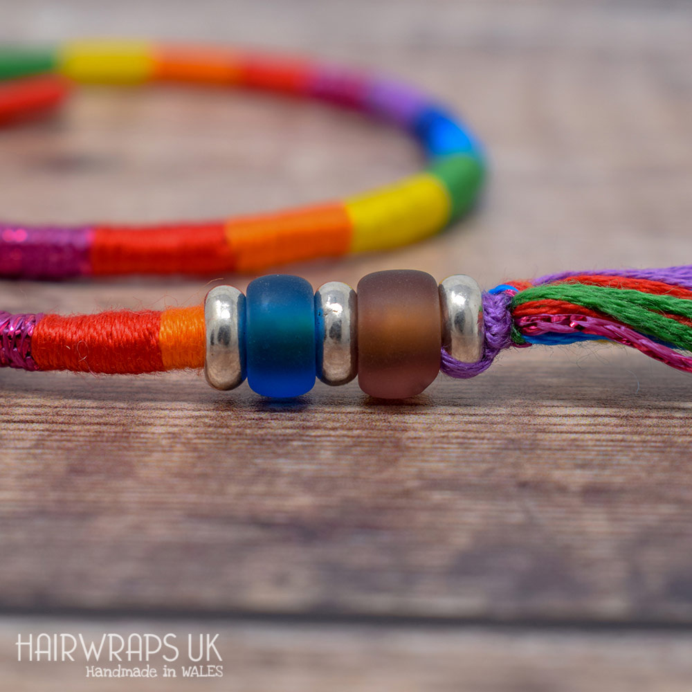 Plait In Cotton Hair Wraps | Elfin Rainbow | Hairwraps U.K.