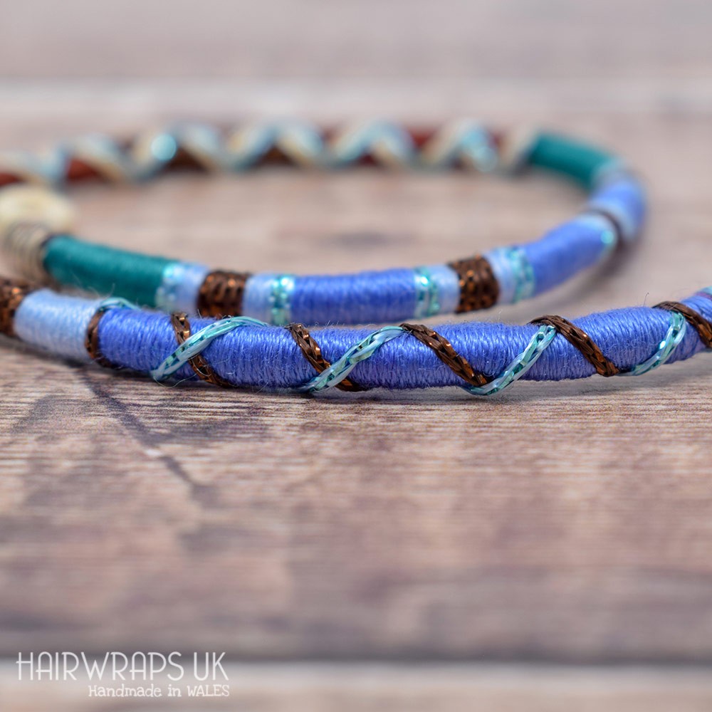 Hippie Hair Wrap | Forest Sky | Hairwraps U.K.