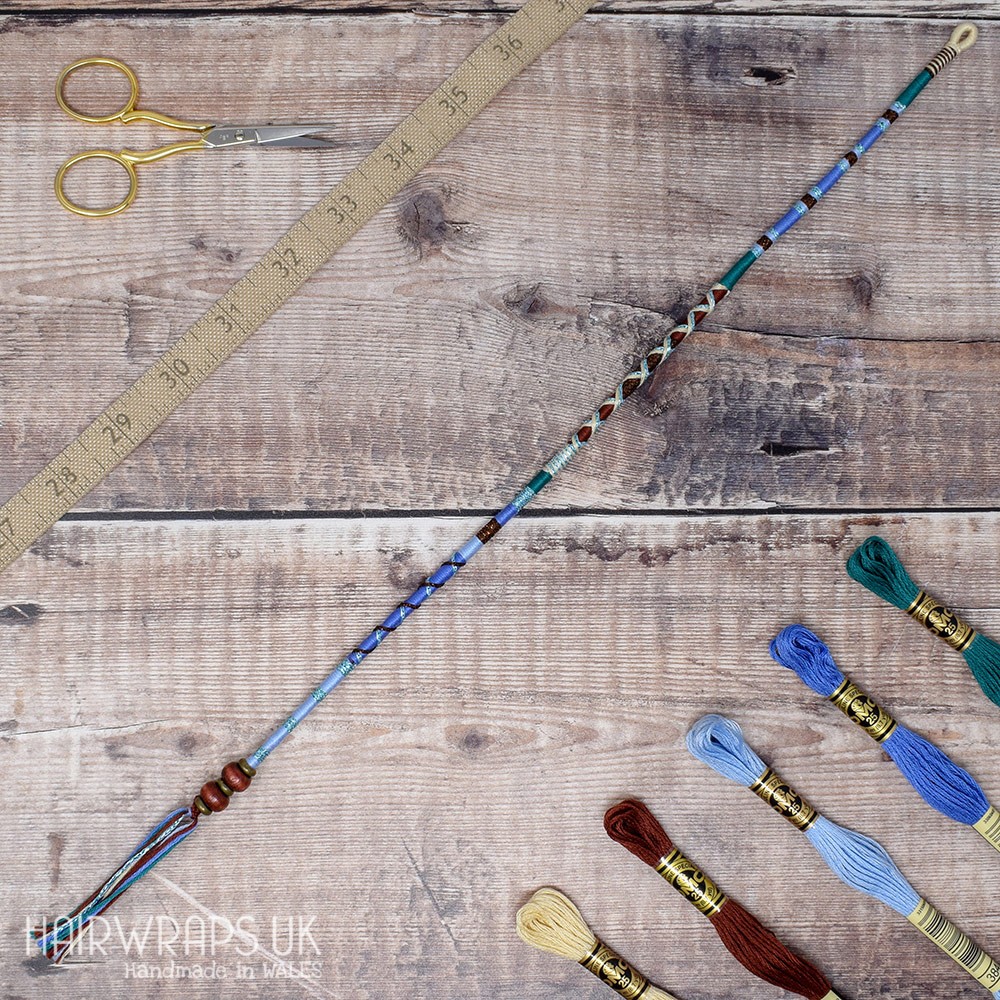 Hippie Hair Wrap | Forest Sky | Hairwraps U.K.