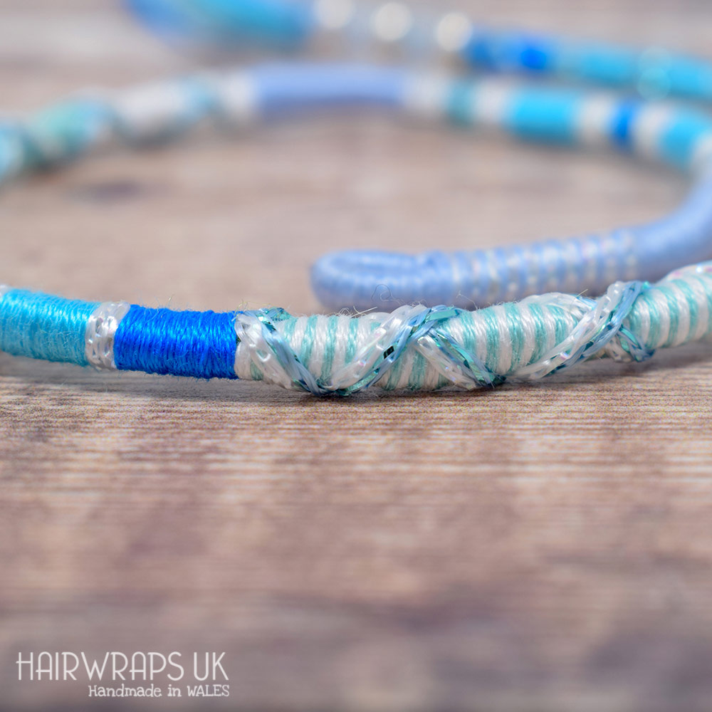 Boho Hair Wrap Extensions | Frozen | Hairwraps U.K.