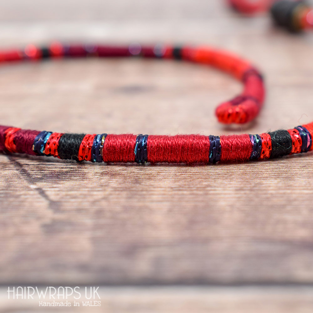 Cotton Hair Wrap Extensions | Ladybird | Hairwraps U.K.