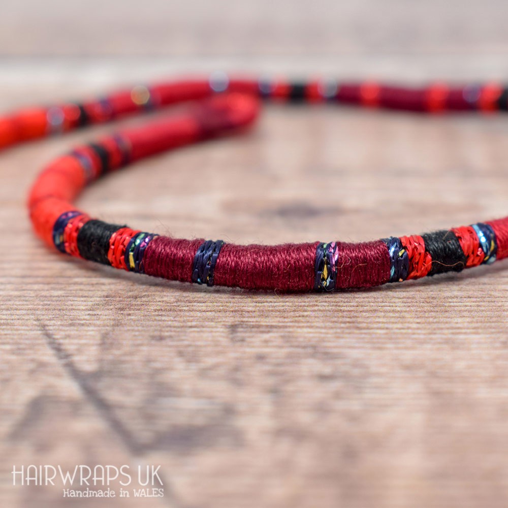 Cotton Hair Wrap Extensions | Ladybird | Hairwraps U.K.