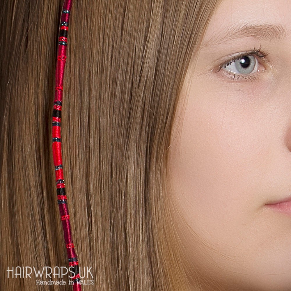 Cotton Hair Wrap Extensions | Ladybird | Hairwraps U.K.