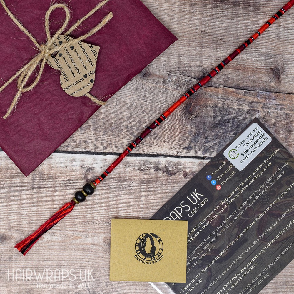 Cotton Hair Wrap Extensions | Ladybird | Hairwraps U.K.