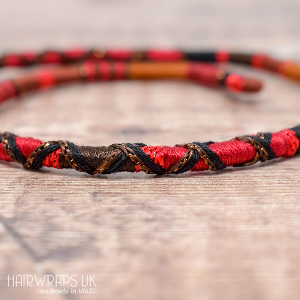Boho Hair Wrap Extension | Rooster | Hairwraps U.K.
