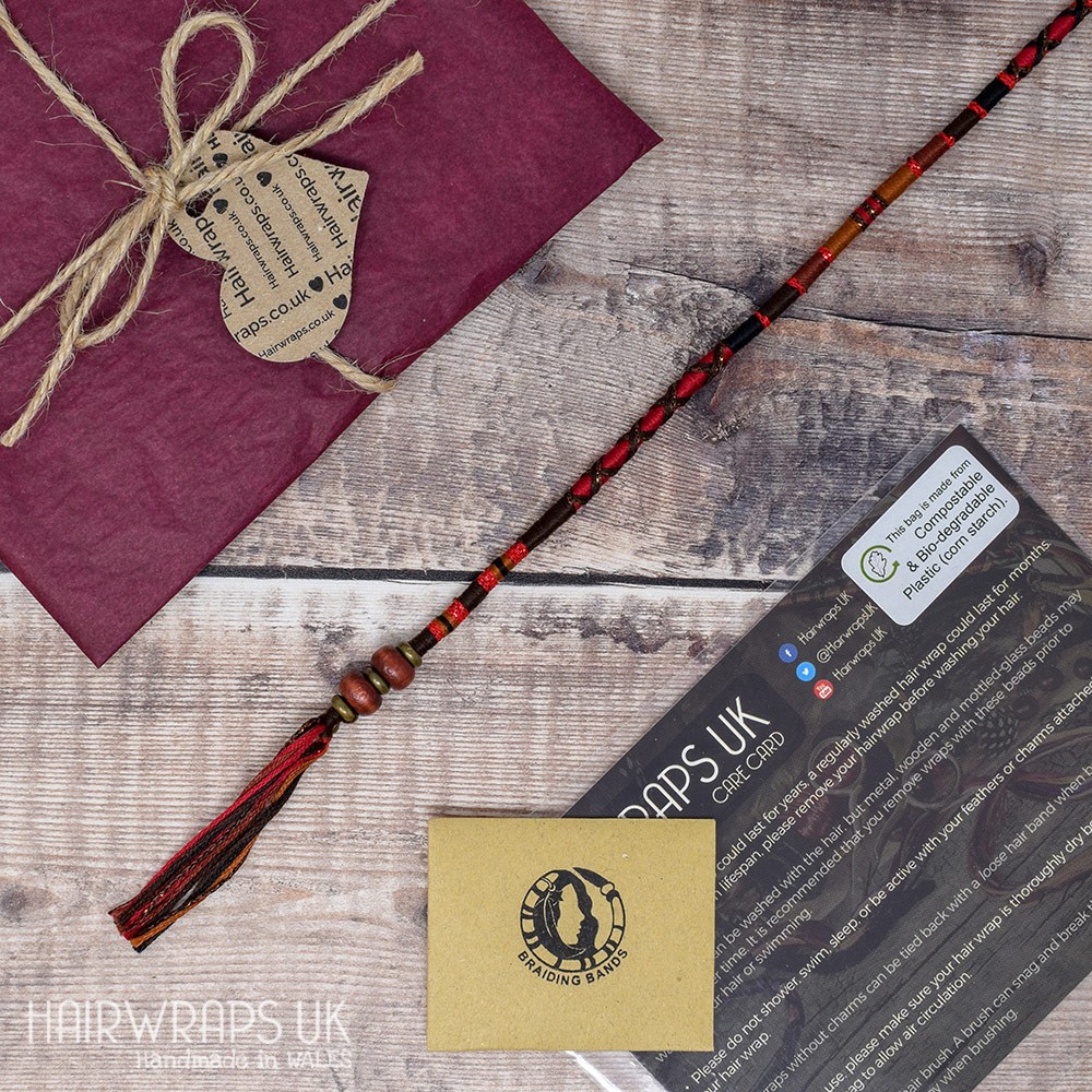 Boho Hair Wrap Extension | Rooster | Hairwraps U.K.