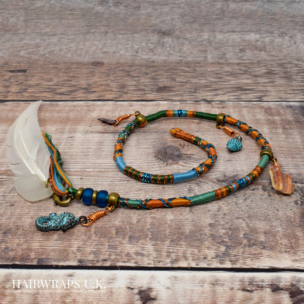 Boho Beach Hair Wrap Extension | Sea Tangle | Hairwraps U.K.