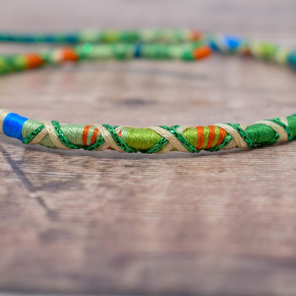 Tree Frog Handmade Removable Hair Wrap @ Hairwraps UK